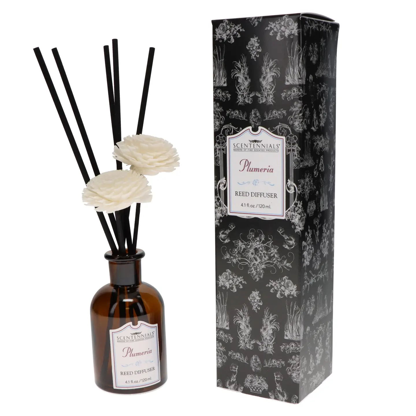 Scentennial Reed Room Diffusers - Plumeria - La Petite Maison Blanche - Sequim